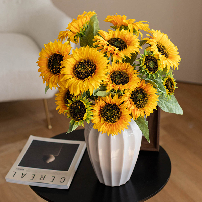 Sunflower Simulation Wedding Simulation Flower Bouquet Festival ...