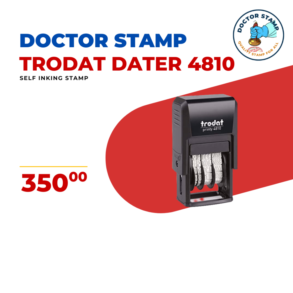 Trodat dater 4810 Doctor stamp | Shopee Philippines
