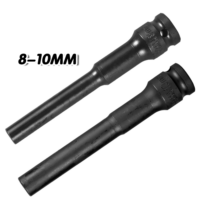 8mm/10mm CR-V Hexagonal Socket Extended Electric Bit Hex Socket Set ...