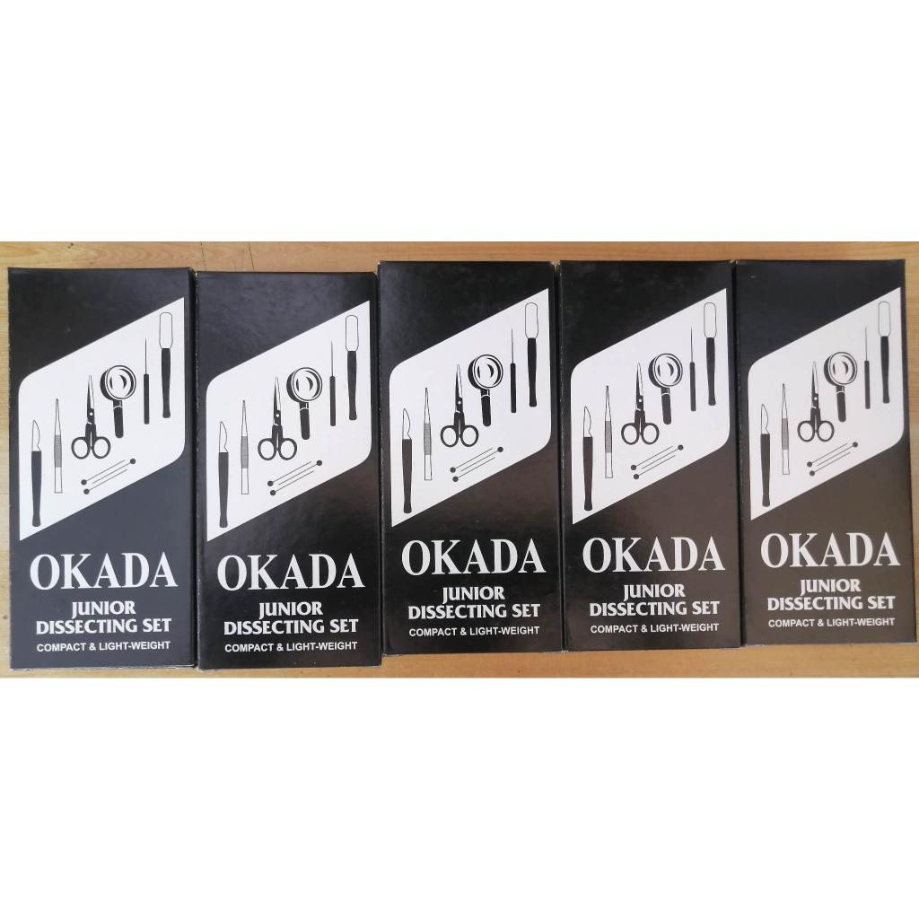 Okada All Stainless Junior Dissecting Set (Black) | Shopee Philippines