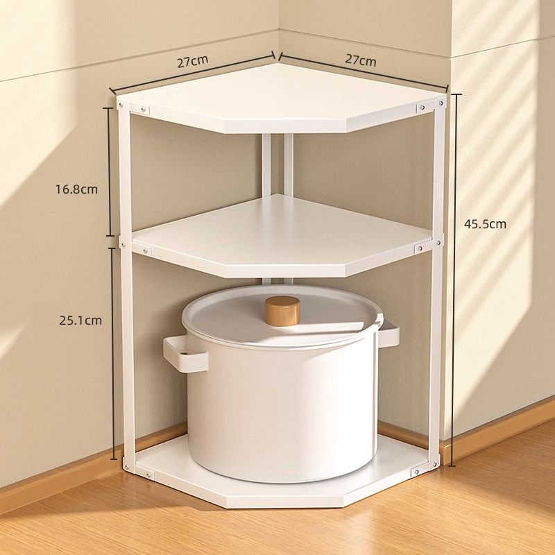 Corner Pot Storage Rack For Kitchen Organization & Storage，Pan & Pot ...