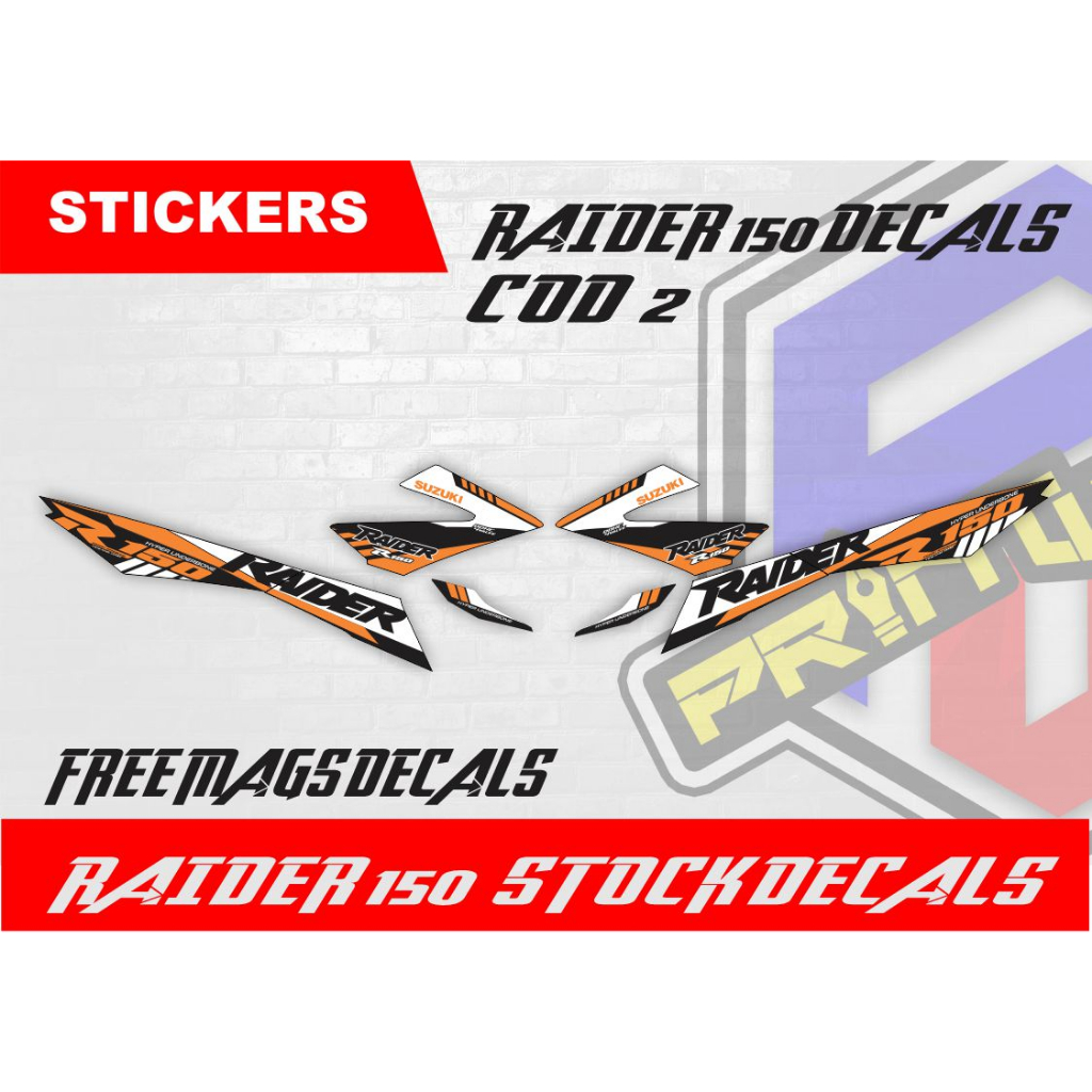 Raider 150FI Sticker Decals | Shopee Philippines