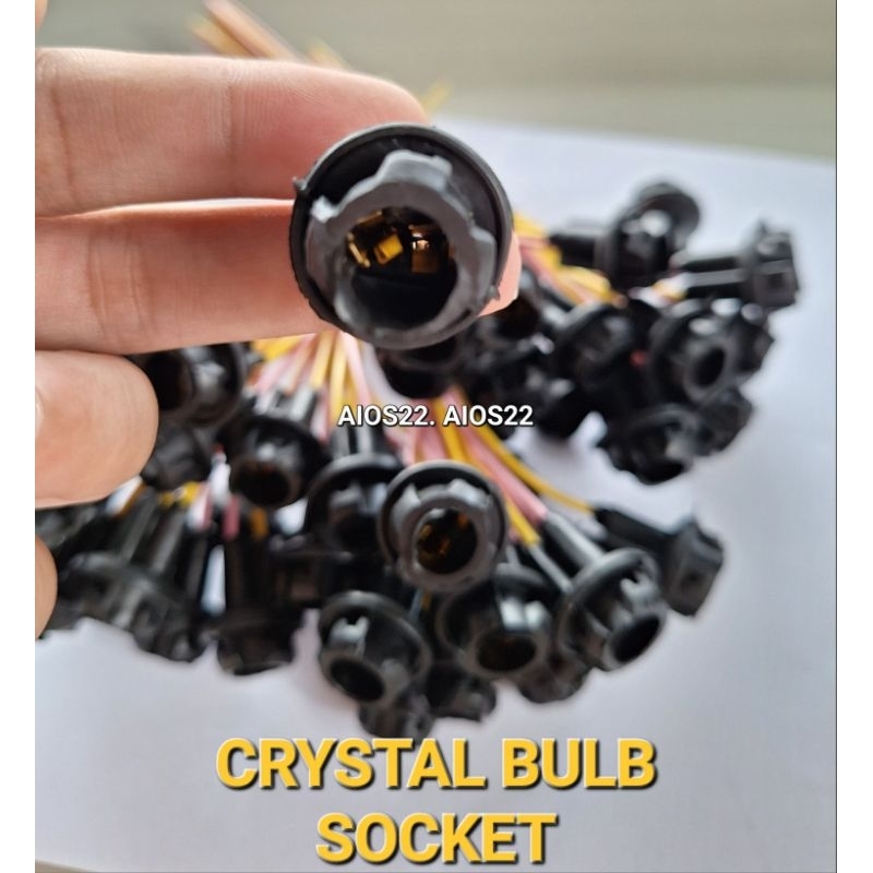 PEANUT BULB CRYSTAL BULB SOCKET WITH JAPAN WIRE HEAVY DUTY | Shopee ...