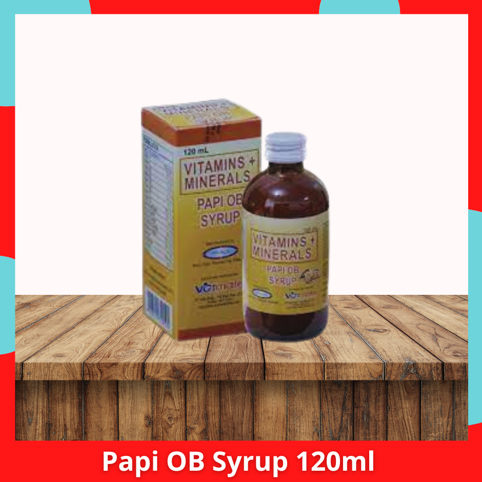Papi OB Syrup 120ml Vitamins + Minerals | Shopee Philippines