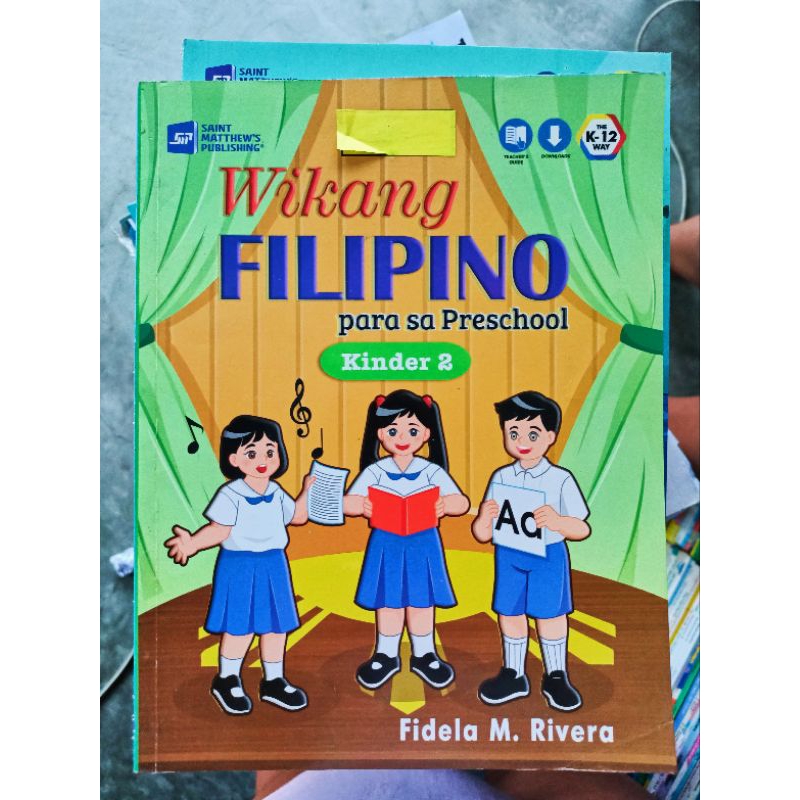 WIKANG FILIPINO PARA SA PRESCHOOL( Kinder2) | Shopee Philippines