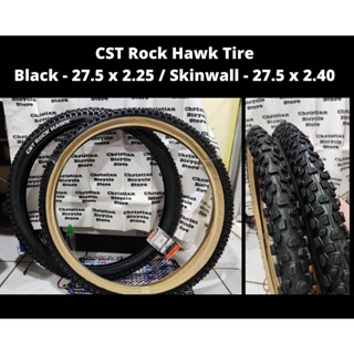 CST ROCK HAWK Mountain Bike Tire C1844 Steel Wire 26*2.40 / 27.5*2.25 ...