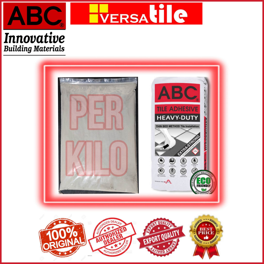 ABC Heavy-Duty Tile Adhesive Original Per kilo, Number 1 Tile Adhesive ...
