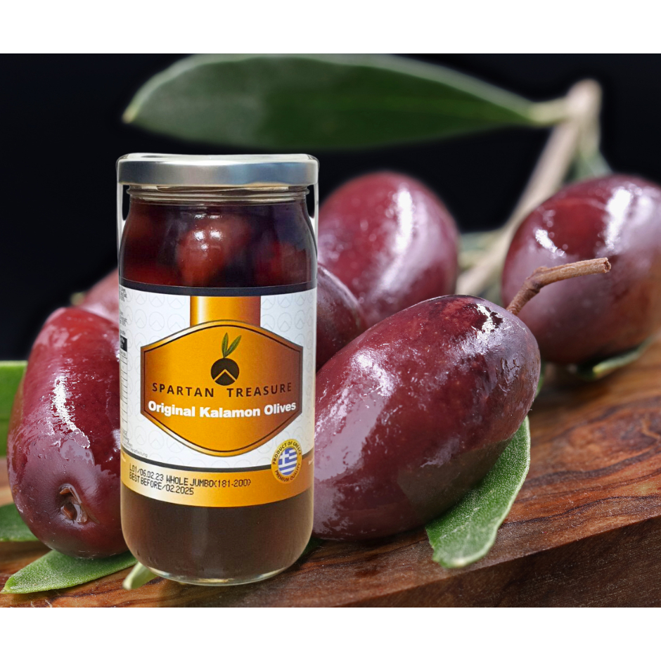 Spartan Treasure Original Kalamata Kalamon Olives 380g | Shopee Philippines