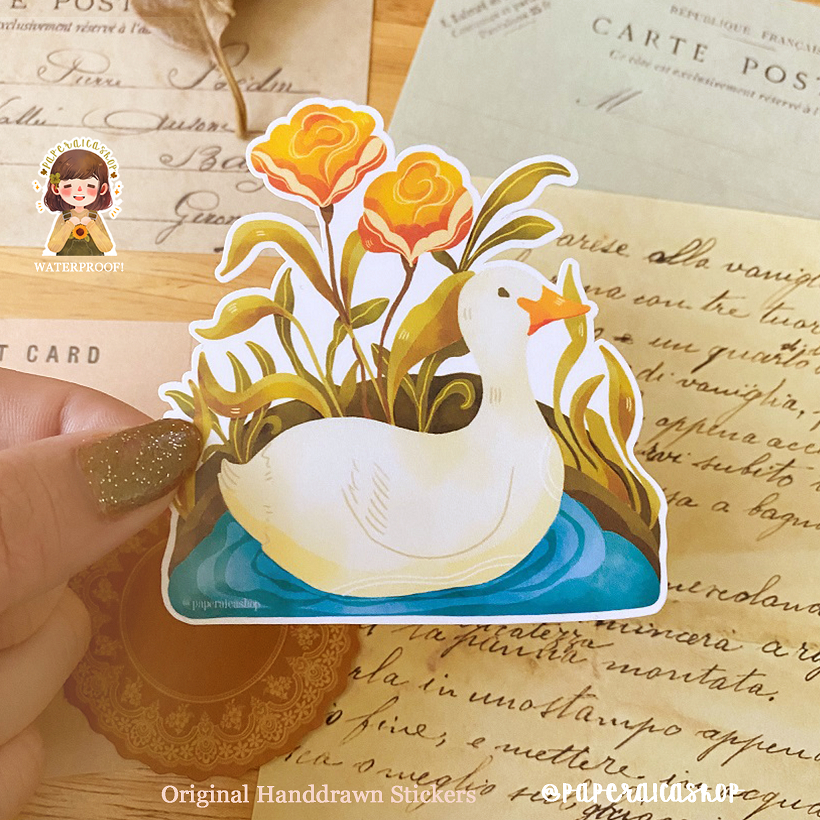 Cute Duck Stickers, Laptop Stickers, Waterproof Stickers, Duck Stickers ...