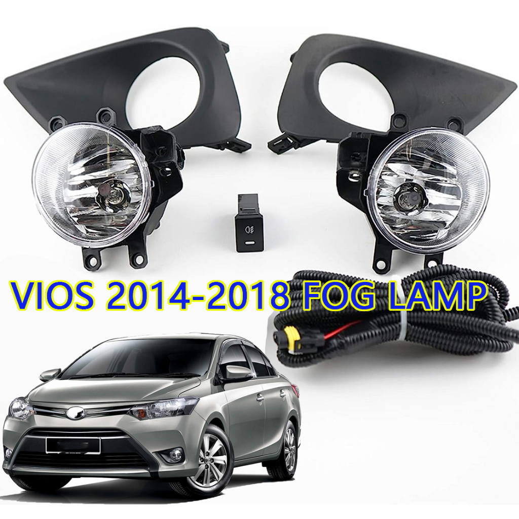 VIOS Fog lamp Lights Halogen Lamps with Switch Wiring Harness for ...