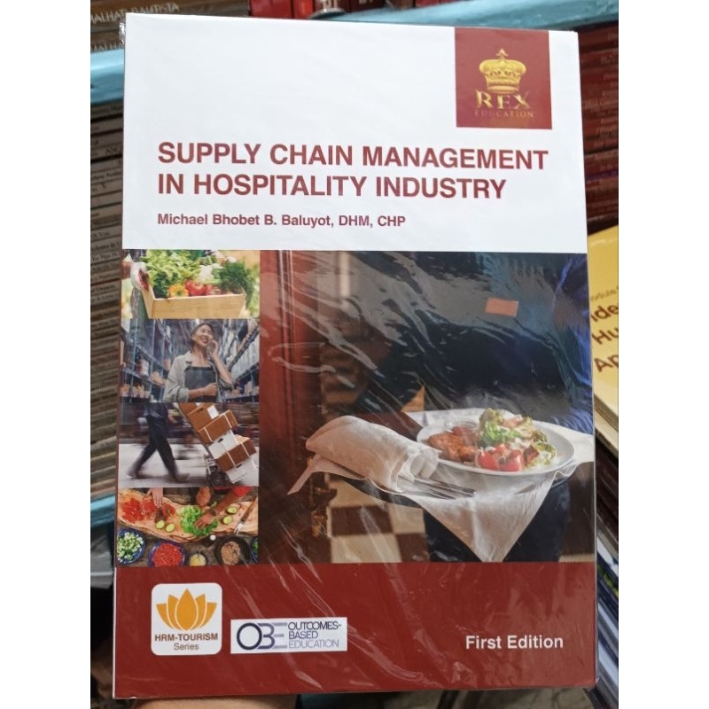 SUPPLY CHAIN MANAGEMENT IN HOSPITALTY INDUSTRY FIRST EDITION | Shopee ...