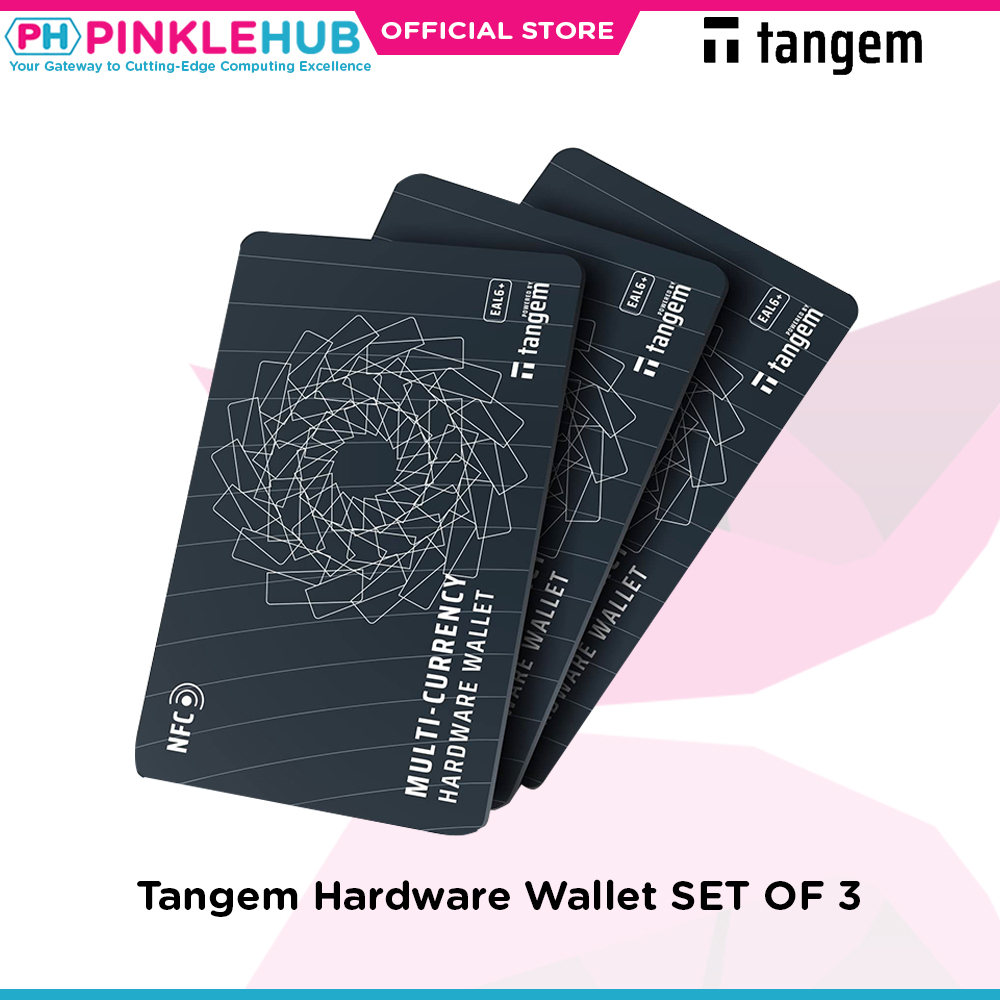 Tangem Hardware Wallet SET OF 3 Own your crypto card-shaped self ...