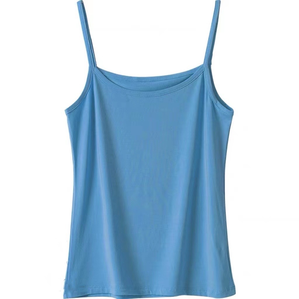 Sanah.H Women's Strap Spaghetti Sando Cotton Tanks Tops Sexy Tops Free ...