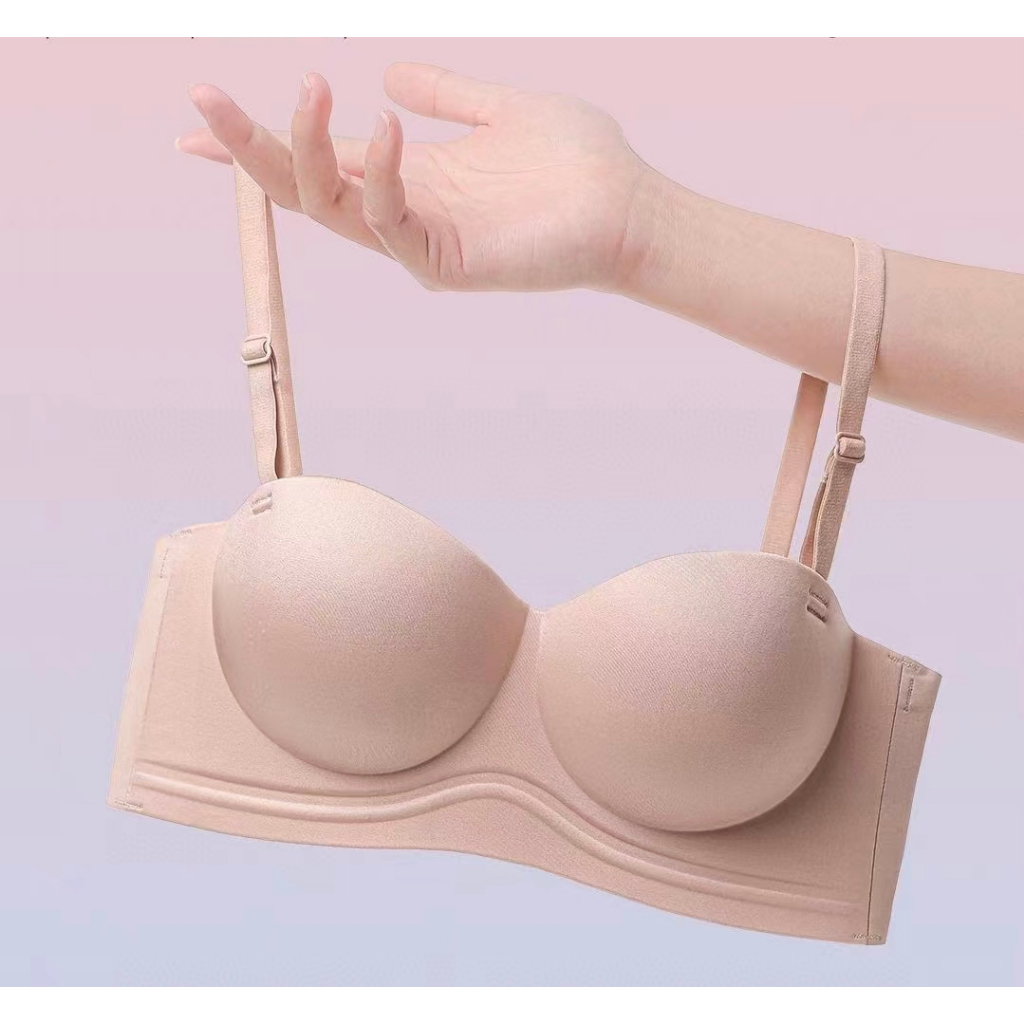 Strapless Bra Invisible Wedding bra Push Up Bra seamless bra for women ...