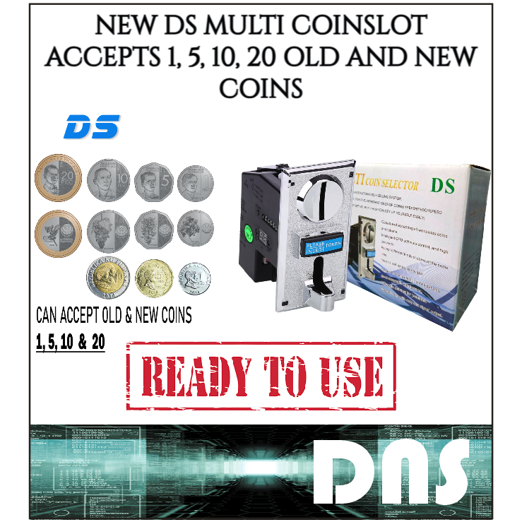 DS Universal Multi Coinslot Selector for PISONET, PisoWiFi, Piso net ...