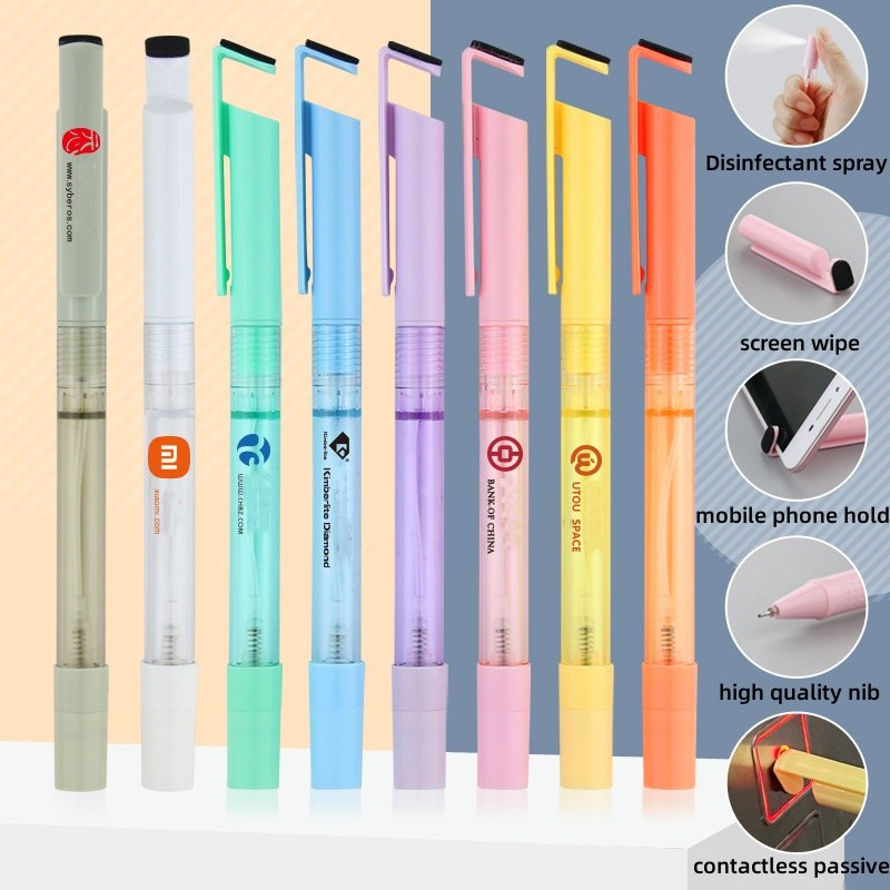 4 in 1 Alcohol Spray Pen Sanitizer Pen Refillable Bottle Ballpen ...