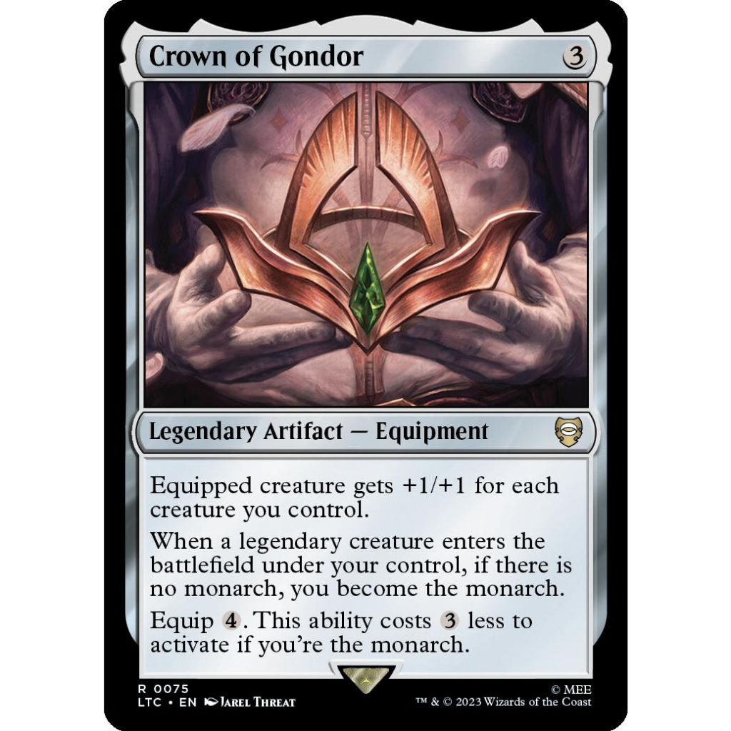 Crown of Gondor Rare The Lord of the Rings LOTR Magic the Gathering TCG ...