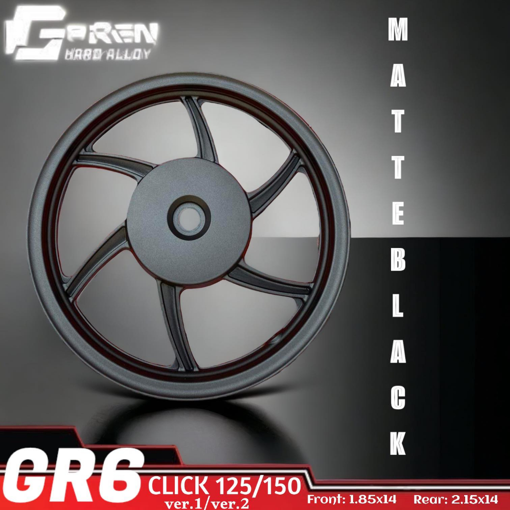 G-ren MAGS CLICK 125 / click 150 BY 14 6 SPOKES | Shopee Philippines
