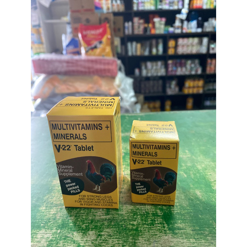 V22 Tablet Vitamin Mineral Supplement (30tabs/100 tabs per bottle ...
