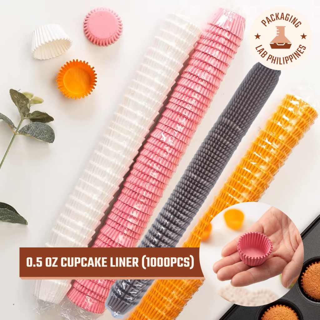 1000pcs 0.5oz 3/4 oz. Cupcake Liner Mini Cupcake Liner Macaroon Cupcake ...