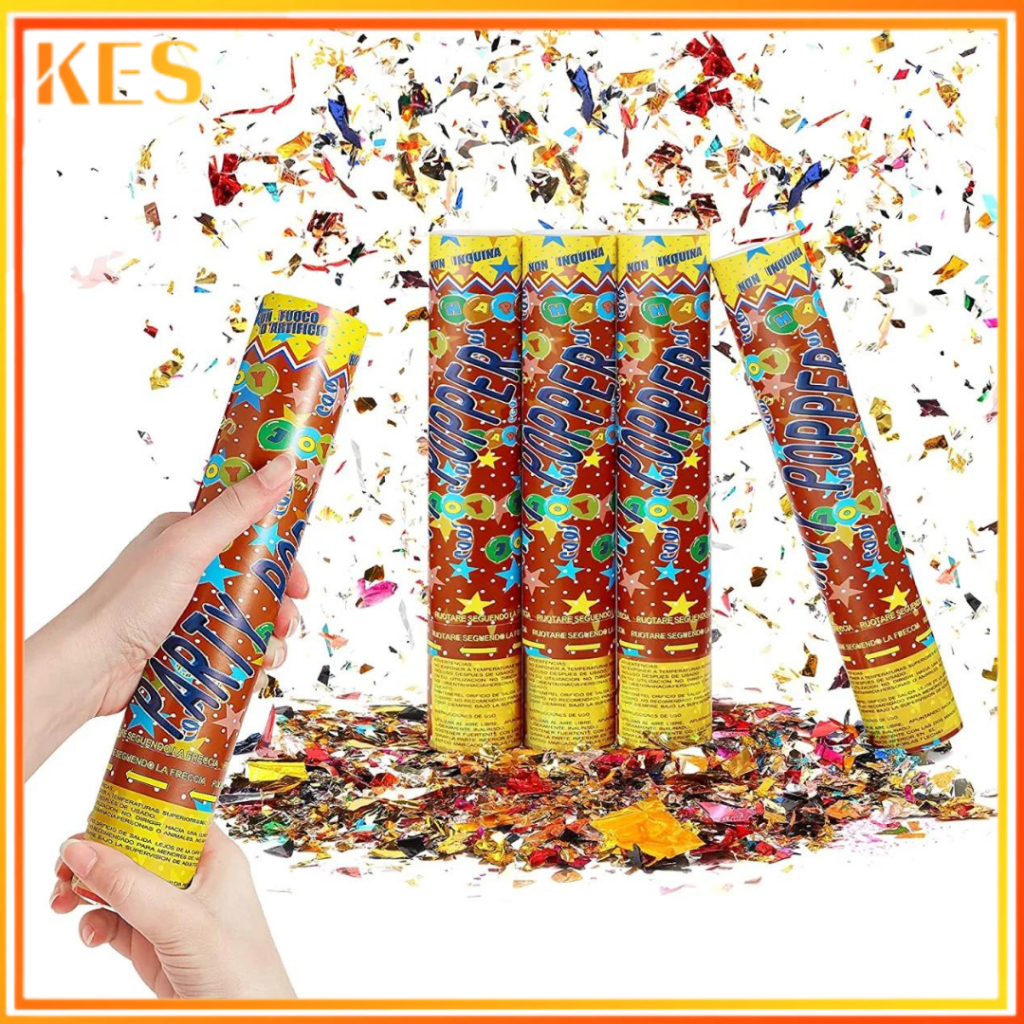 kes* happy popper 60cm wedding popper cheap birthday popper | Shopee ...