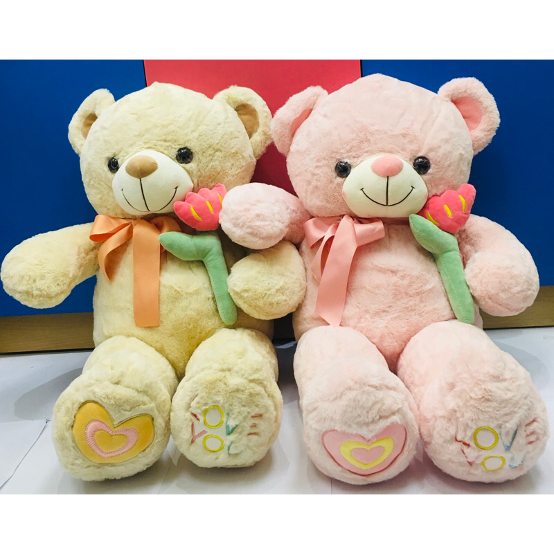 Tulip Bear Large Stuffed toy / plush toy | Shopee Philippines