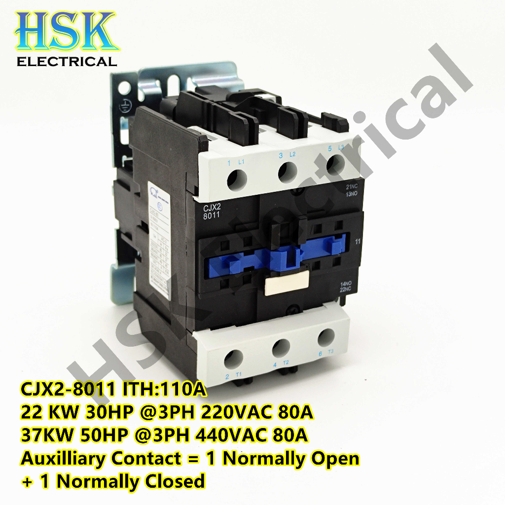 40A to 95A CJX2 AC Magnetic Contactor 4011 5011 6511 8011 9511 | Shopee Philippines