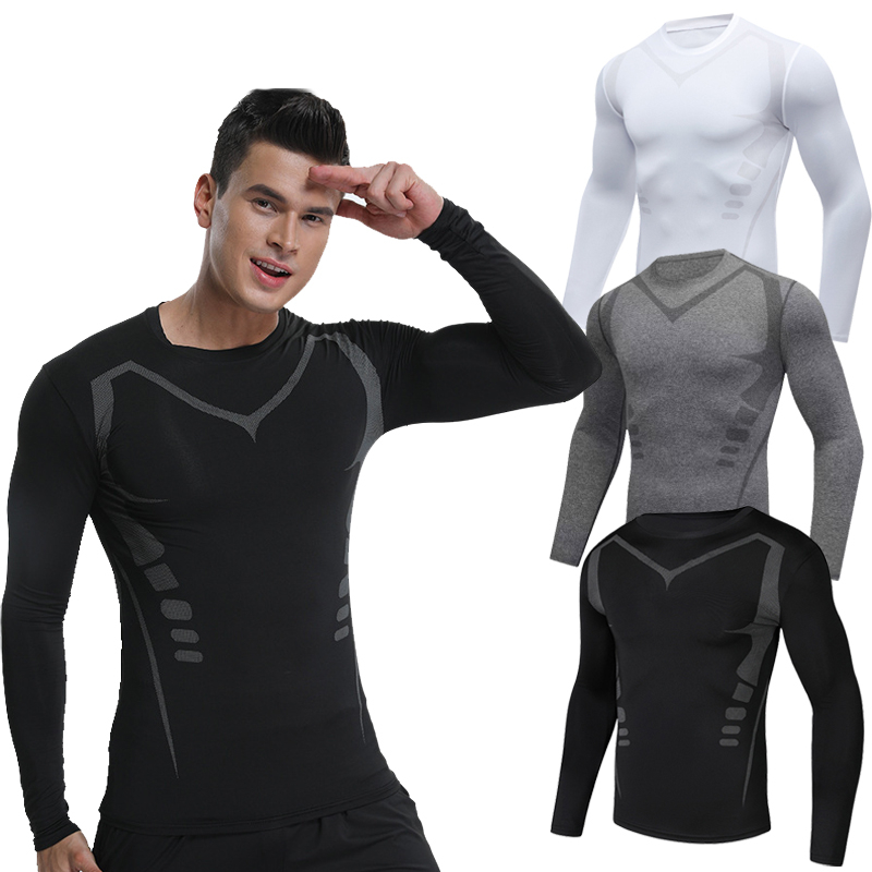 GL06# Men's Sports Compression Dri-fit Long sleeve | Shopee Philippines