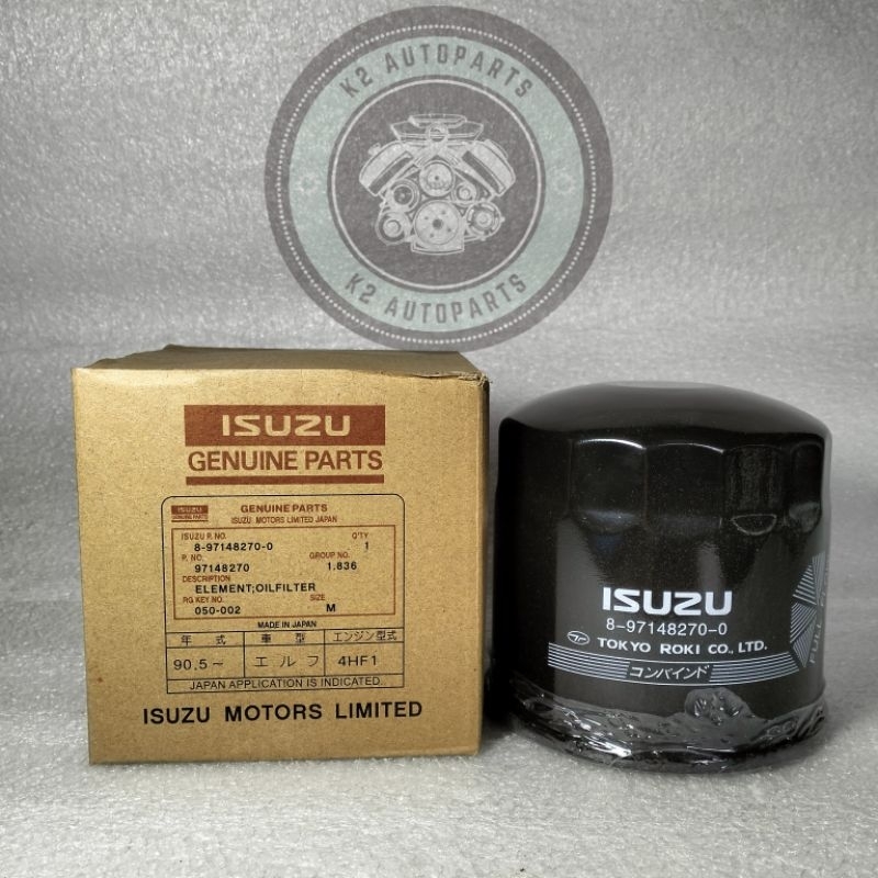 ISUZU Oil Filter (8-97148270-0) for Isuzu NPR NQR NKR 4HF1 Engine Parts ...