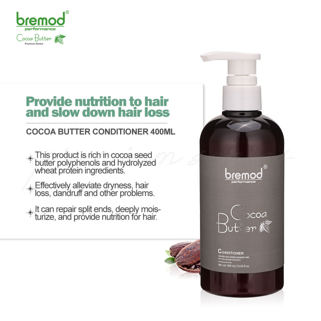 Bremod Premium Cocoa Butter Hair Shampoo Conditioner Hair Care ...