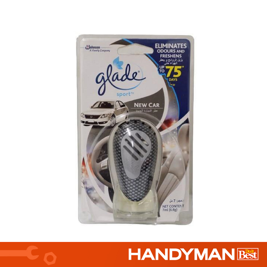 Glade Sport Car Freshener New Car Primary, 7ml | Shopee Philippines