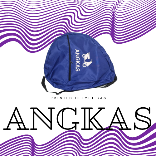 (ANGKAS) PRINTED HELMET BAG | Shopee Philippines