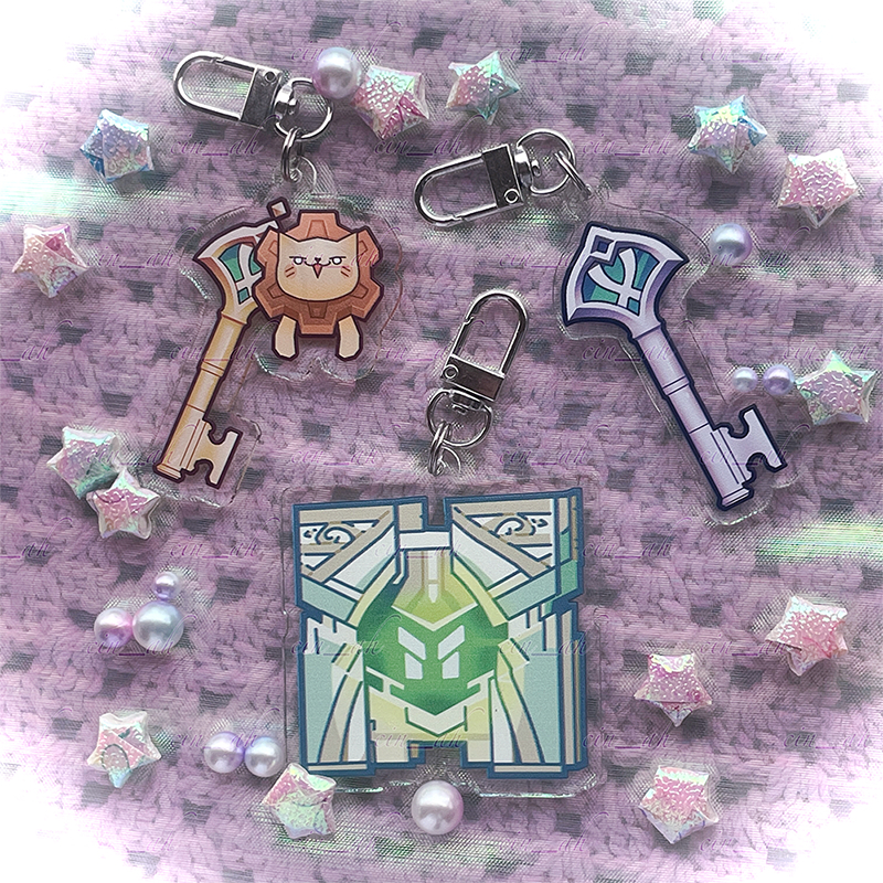 Genshin Kaveh Alhaitham House Keys and Mehrak Acrylic Keychain | by cin ...