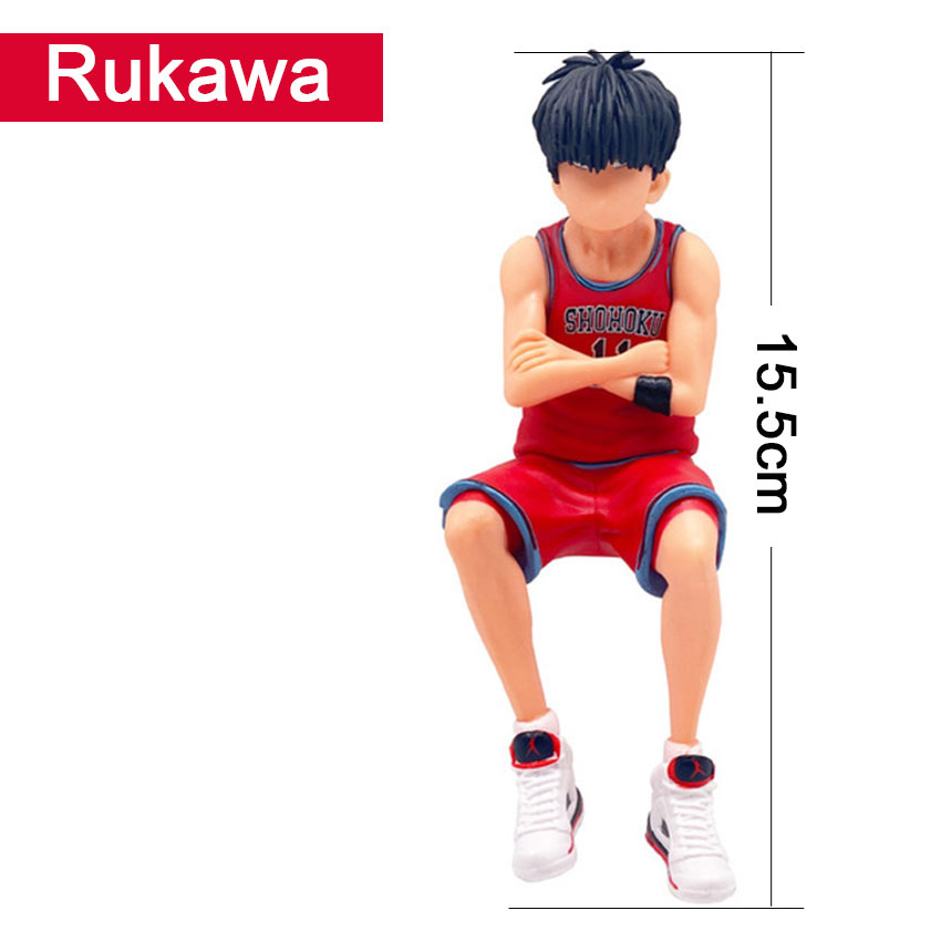15cm Anime Slam Dunk Figure For Car Ornaments Rukawa Kaede Basketball ...
