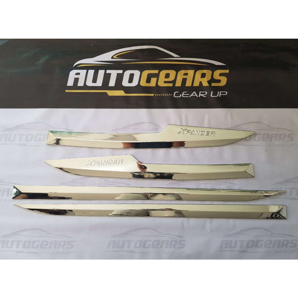 Mitsubishi Xpander Cross (2023 - 2024) Door Side Moulding Trims Chrome ...