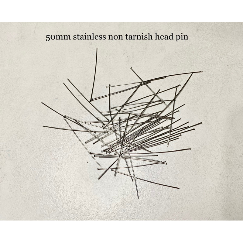 Stainless Head Pin non tarnish head pin 50mm 25mm | Shopee Philippines