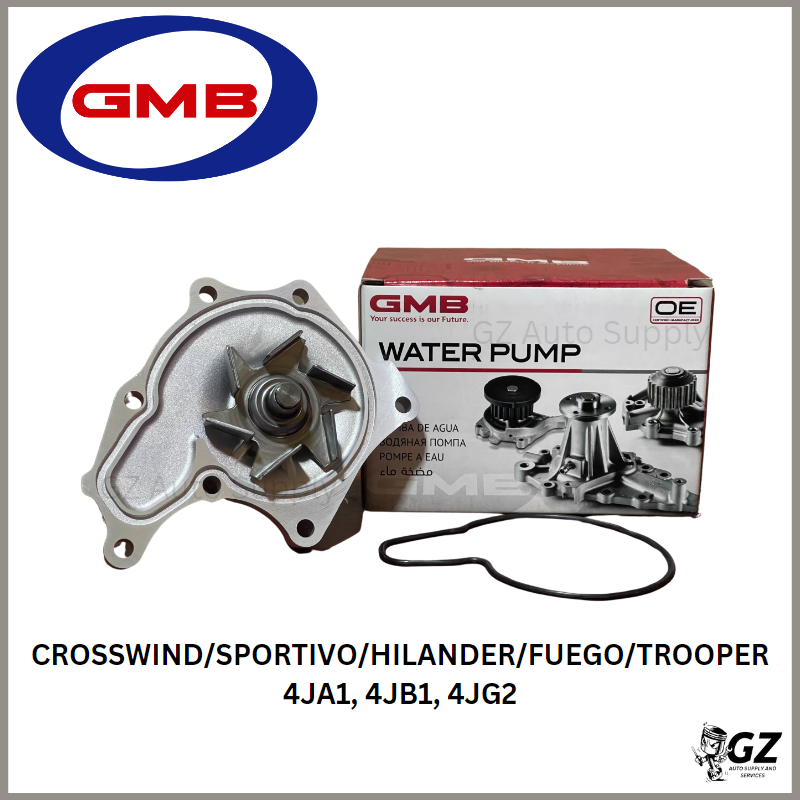 GMB Water Pump for ISUZU CROSSWIND / SPORTIVO / HILANDER / FUEGO ...
