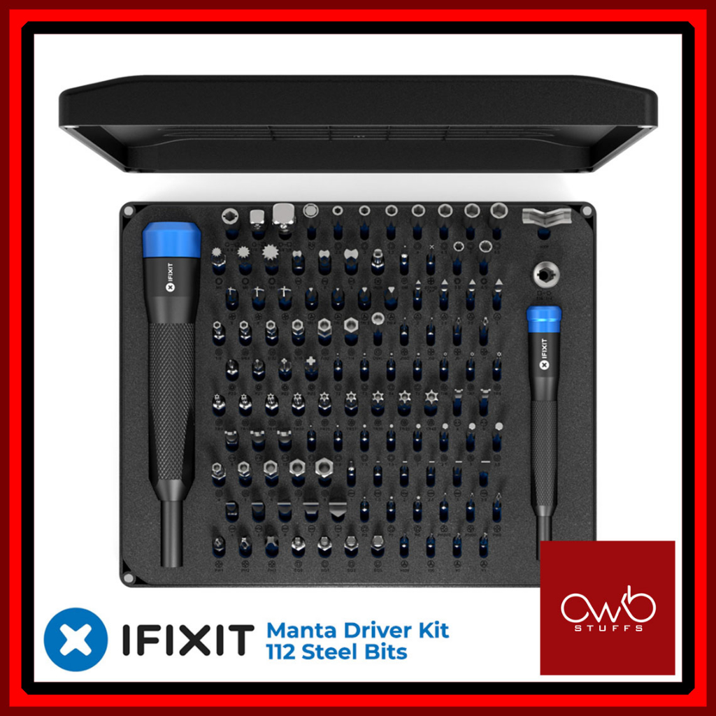 iFixit - Manta Universal Kit - 112 Bit Kit w/ Security Bits | Shopee ...