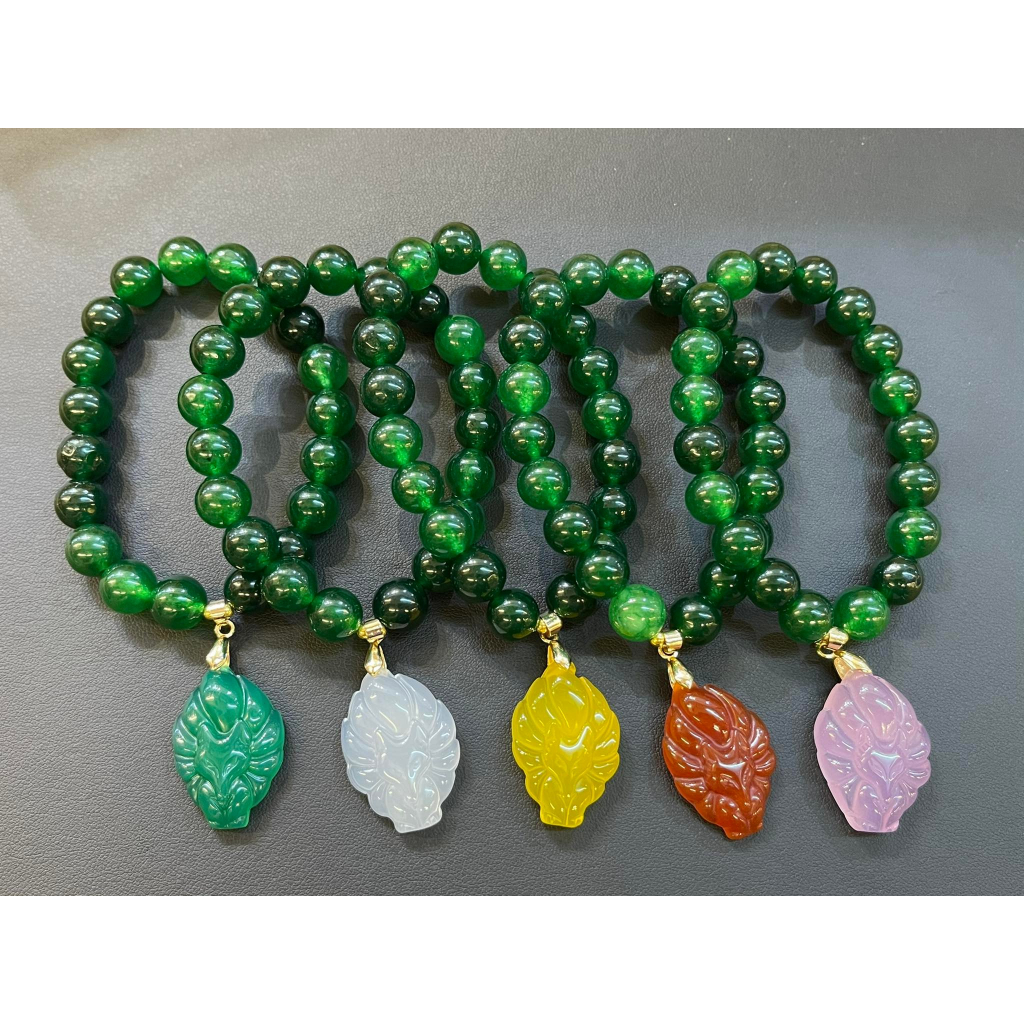 nine tailed fox stone over all good luck charm bracelet | Shopee ...