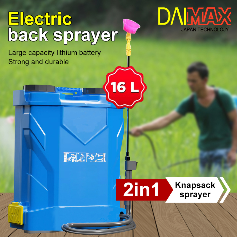 2in1 Electric Rechargeable backpack Sprayer 16L Agricultural Sprayer ...