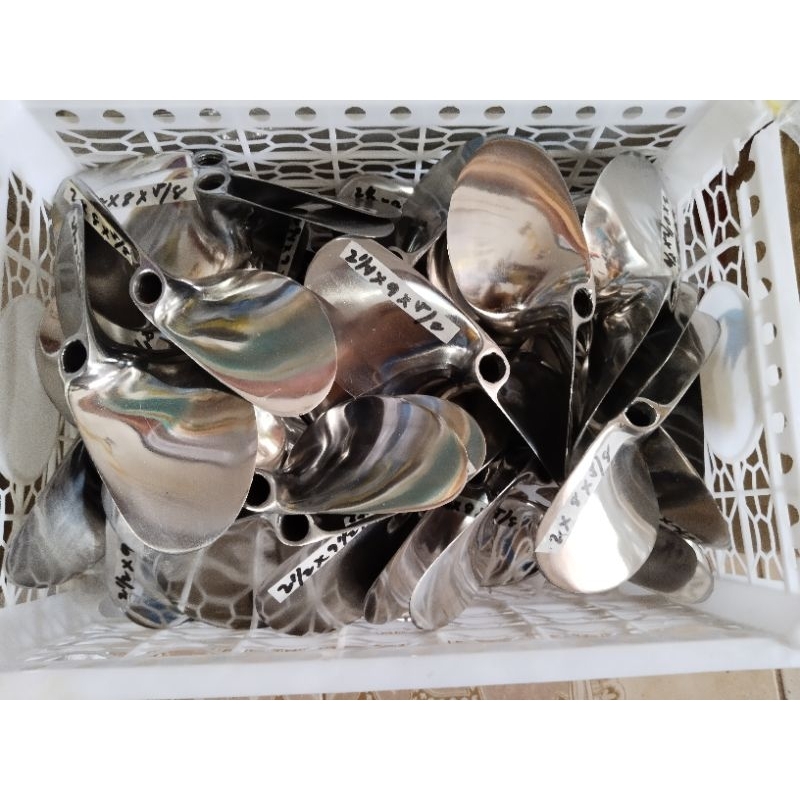 elesi propeller bangka boat stainless 5/8 304 mango type | Shopee ...