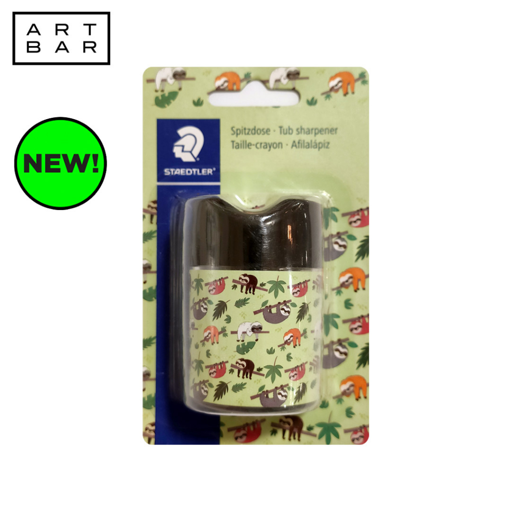 Staedtler One-Hole Sharpener 511 66PMBK Panda Bear Tub Round Pattern ...