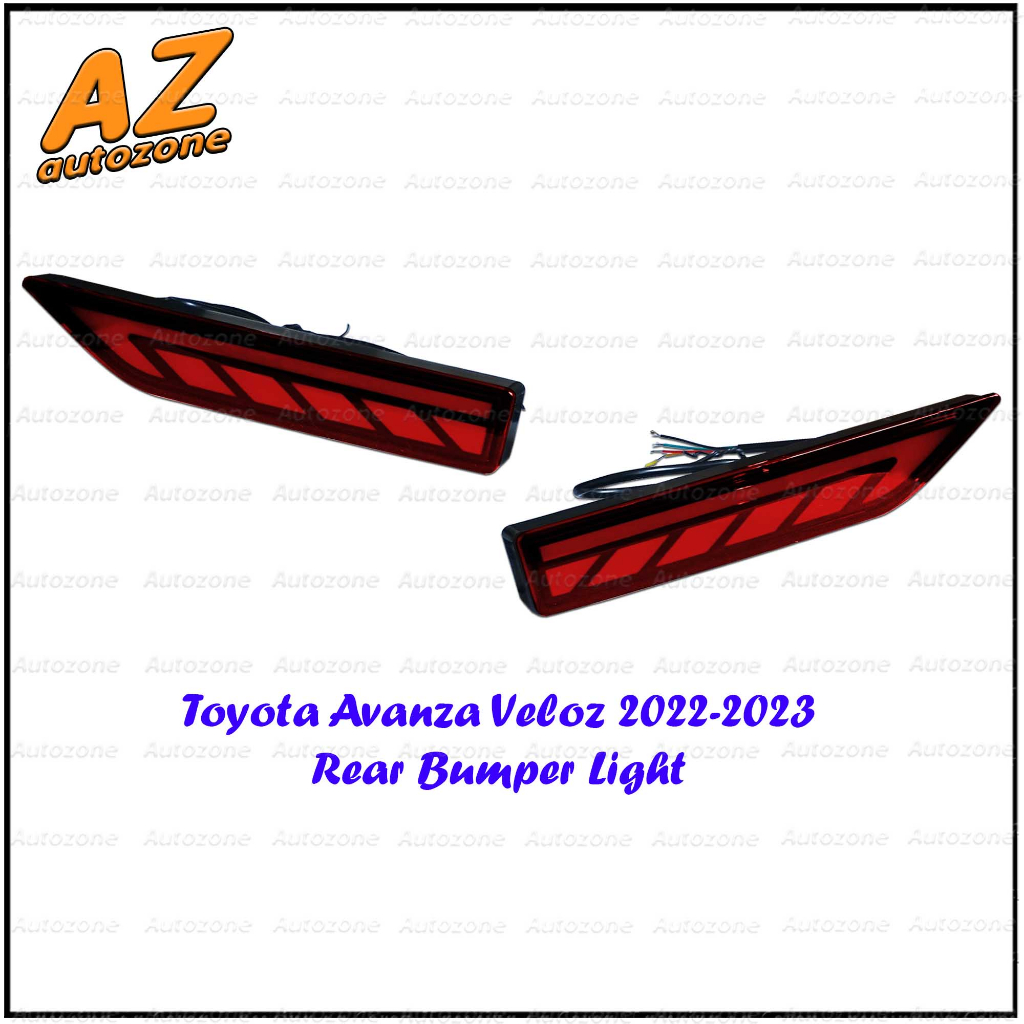 Toyota Avanza Veloz 2020-2023 LED Rear Bumper Brake Light | Shopee ...