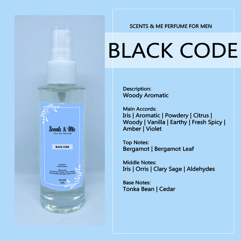 Black Code Perfume for Men | Shopee Philippines