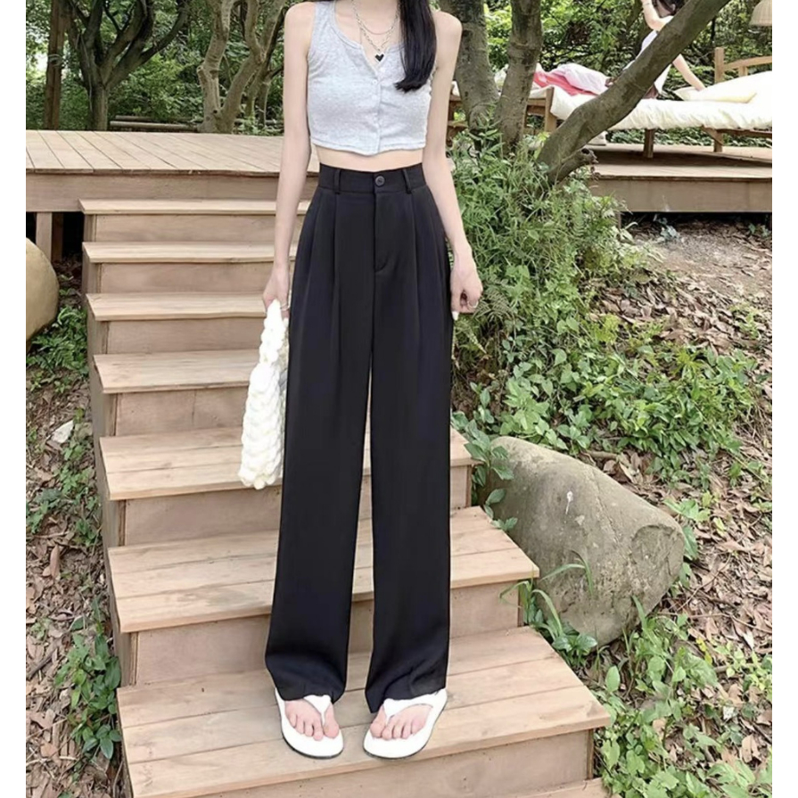 Kinwoo 26-31 High Waist Trouser Pants Women's Professional Suit Pants ...