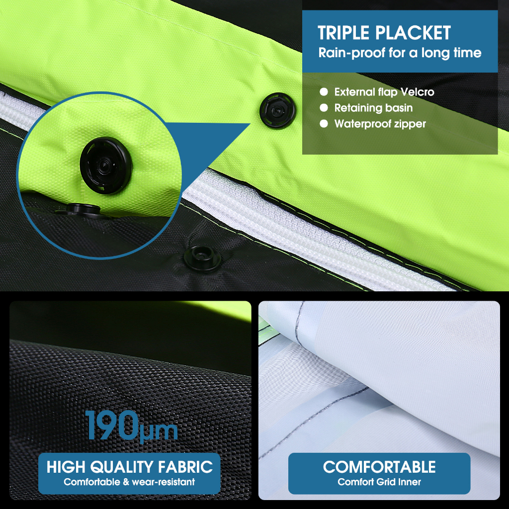 JBEE F0963 New Fashion Raincoat Set Universal Riding Rain Takeaway ...