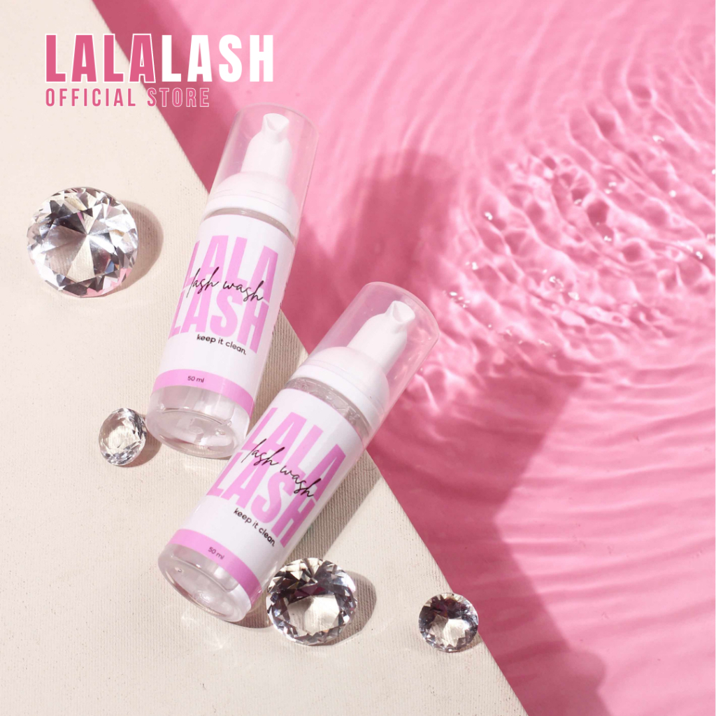LALALASH LASH WASH 50ml (STRIP AND CLUSTER LASHES) | Shopee Philippines
