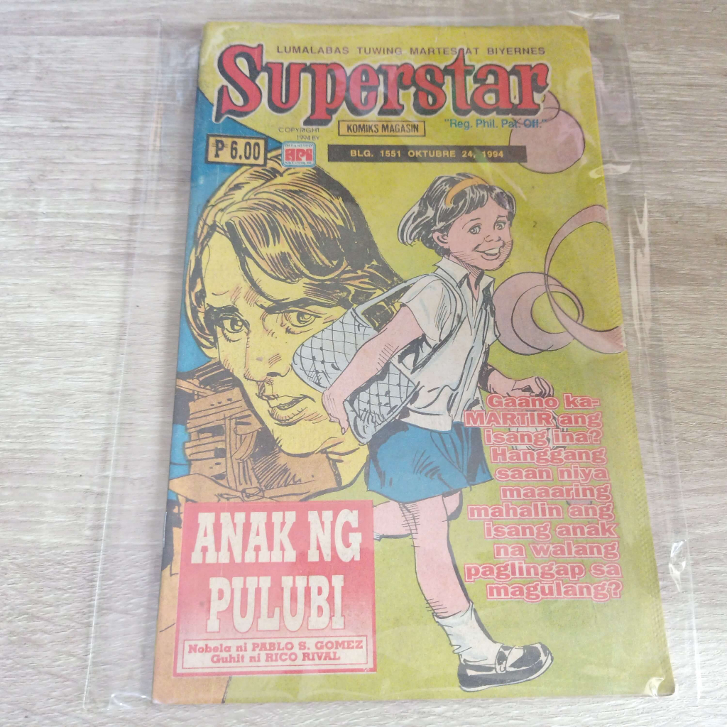 Superstar #1551 Oktubre 24, 1994 - (48 pages thick) vintage tagalog ...