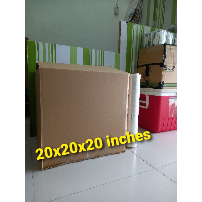 ( 2 PCS BOX ) PLAIN BOX SIZE 20X20X20 INCHES | Shopee Philippines