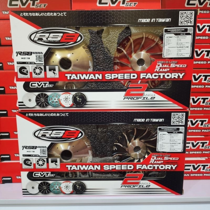 RS8 TARAGSIT PULLEY SET MIO SPORTY SOULTY Dual angle profile V4.2 ...